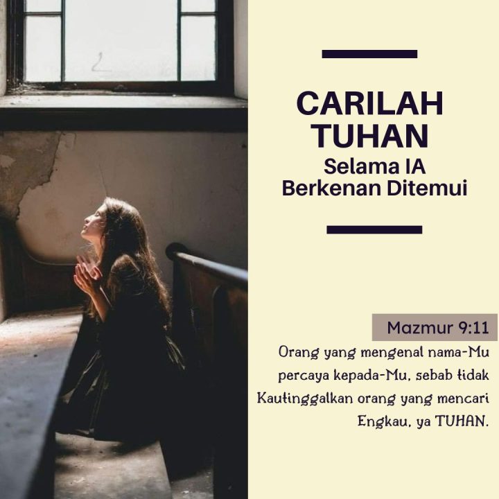 Carilah TUHAN, Selama IA Berkenan DItemui - Elohim Ministry