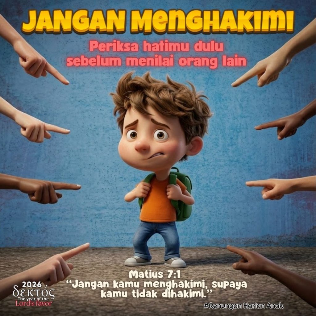 Tidak Menghakimi Orang Lain – Renungan Anak Kristen dari Matius 7 ...