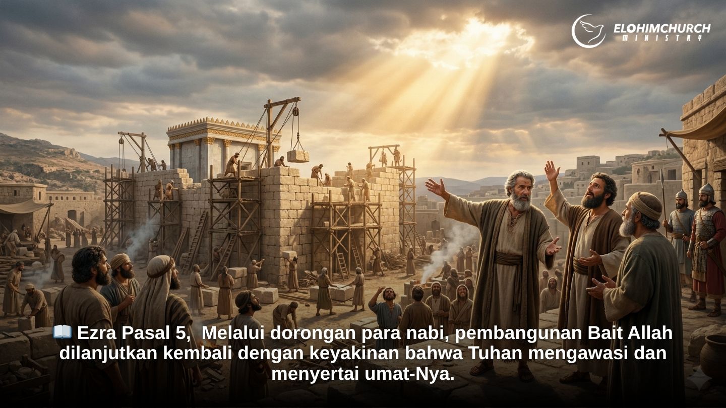 Rangkuman Alkitab Ezra 4–5 | Tantangan Pembangunan & Penyertaan Tuhan ...